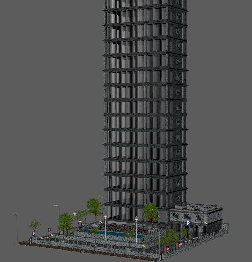 Building Skyscraper 3D - TurboSquid 1250630