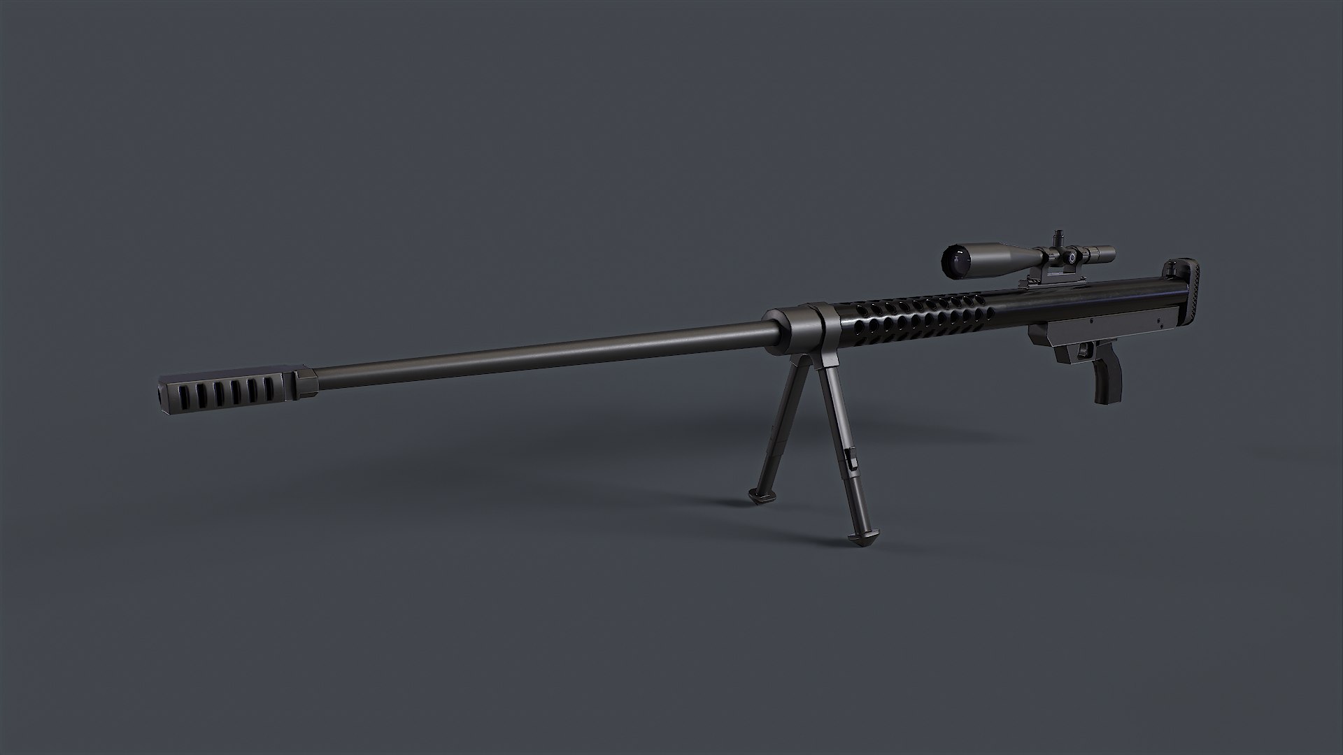 Shaher Iranian heavy rifle 3D model - TurboSquid 1809156