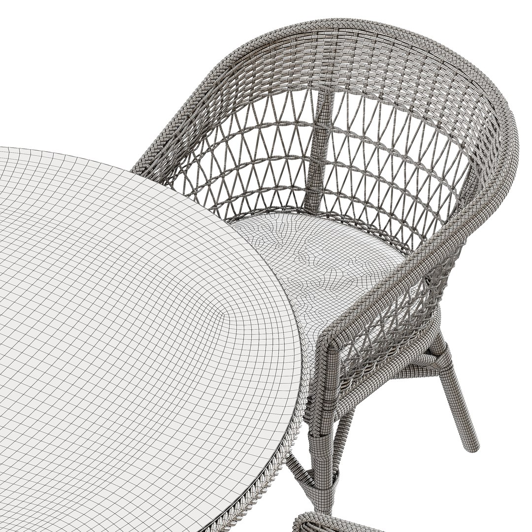 Sika-Design Emma Chair And Grace Table 3D - TurboSquid 2431661