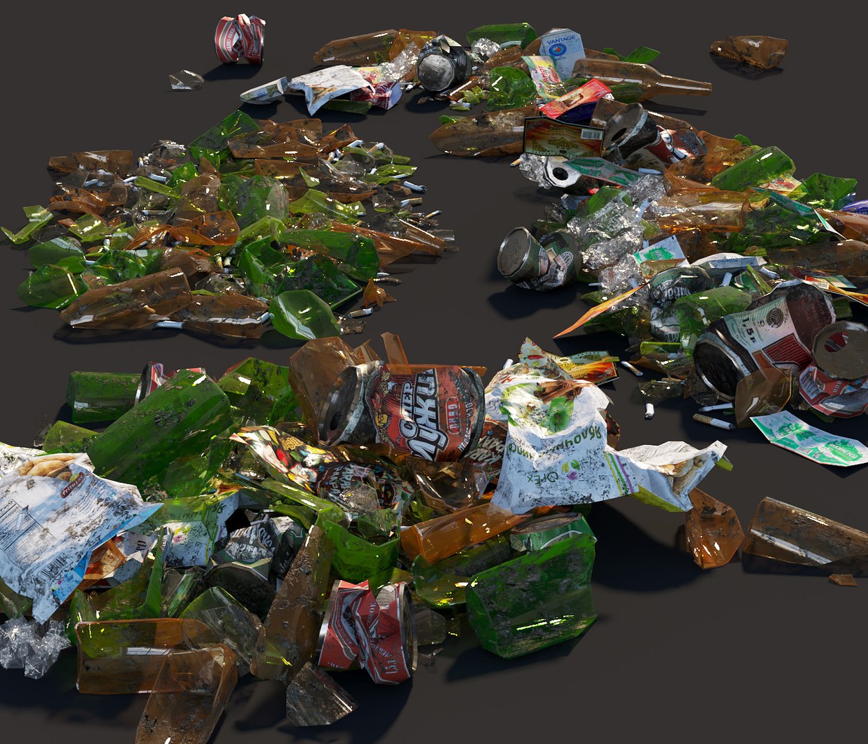 3D Garbage Dirt - TurboSquid 1403580