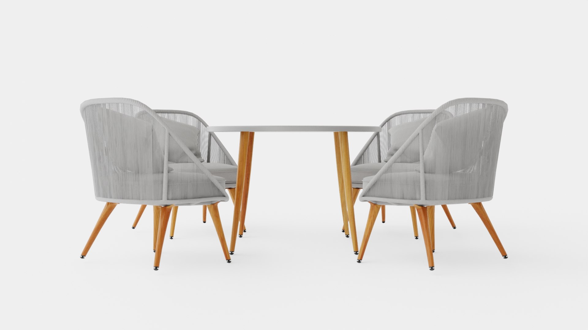 3D Ystad Dining Set Model - TurboSquid 2253824
