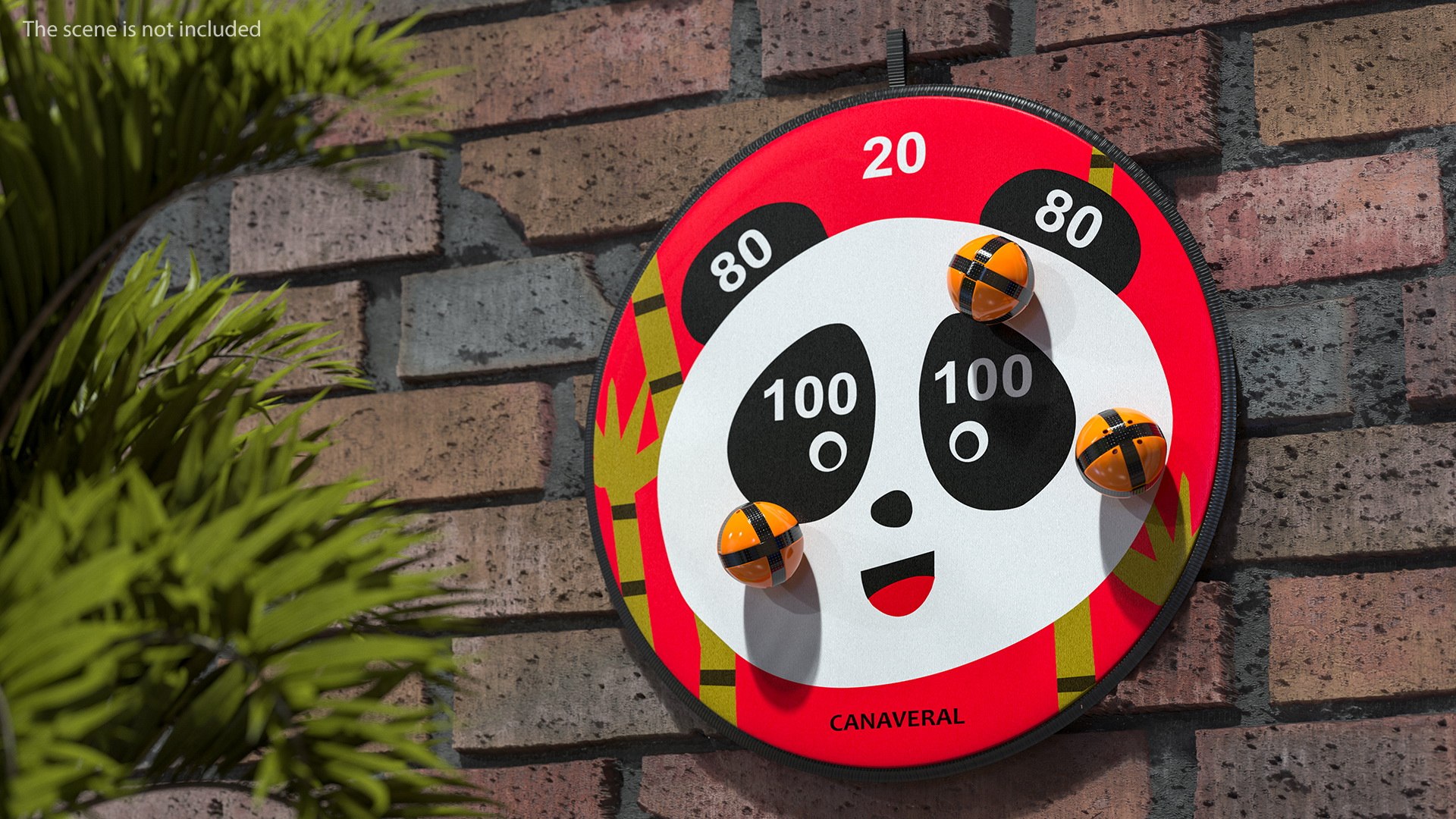 Canaveral Panda Velcro Dartboard 3D Model - TurboSquid 1598075