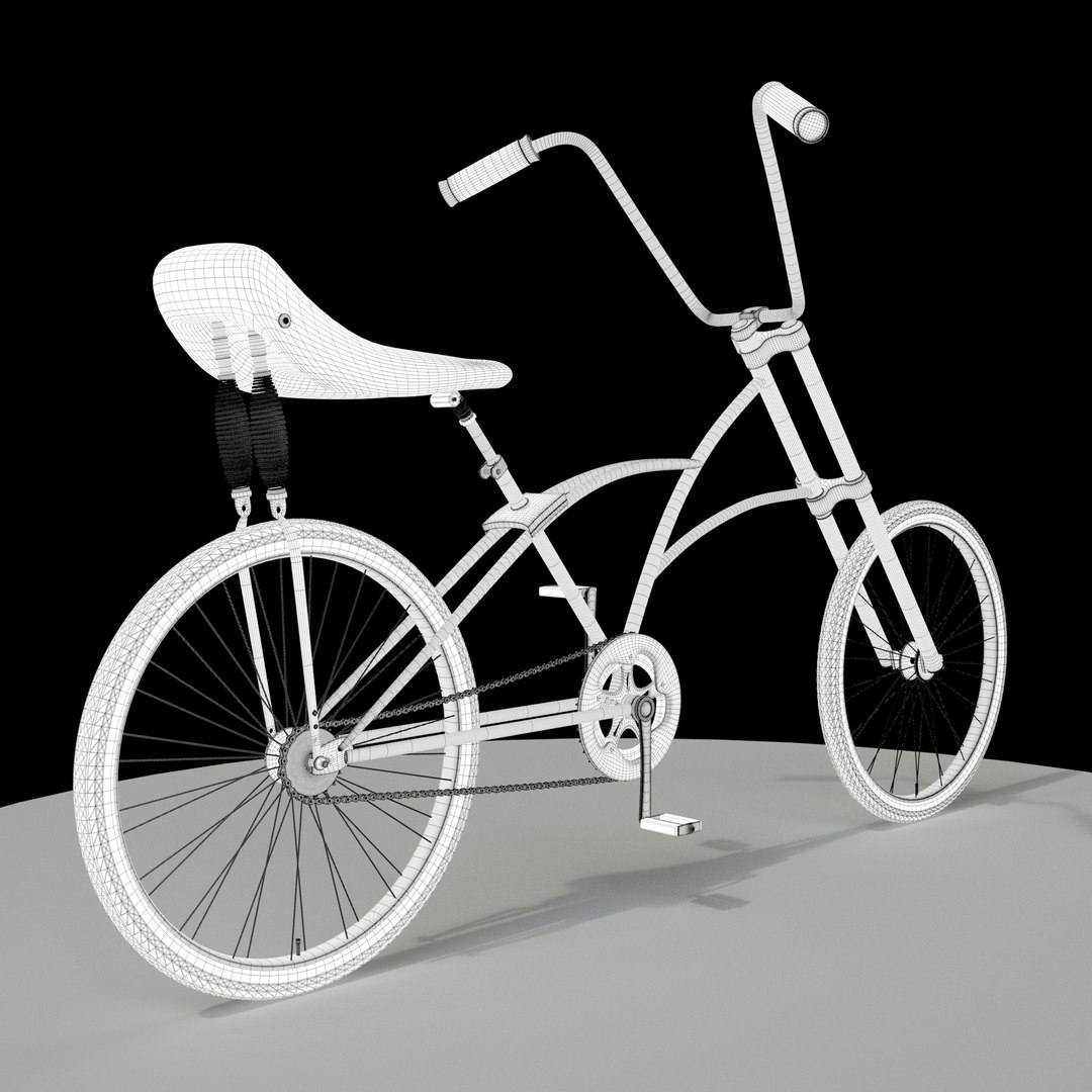Retro Bicycle PBR Model - TurboSquid 1893740