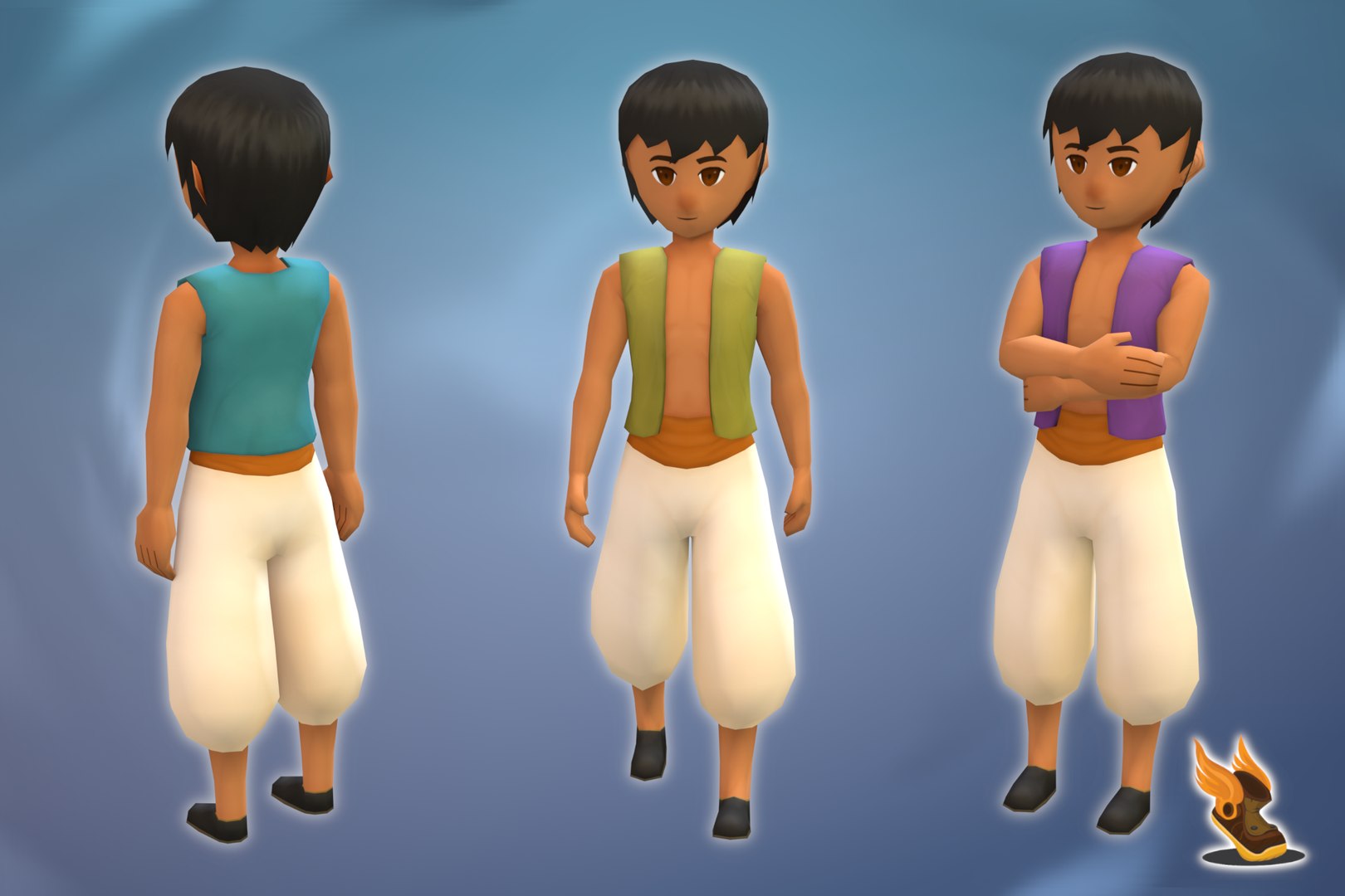Stylized NPC - M Desert People Pack 3D - TurboSquid 2131312