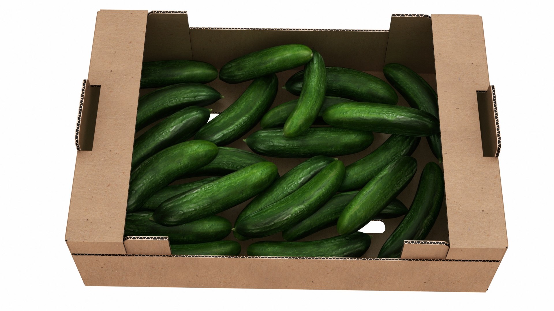 Fruit Cardboard Box Withs Model - TurboSquid 1542574