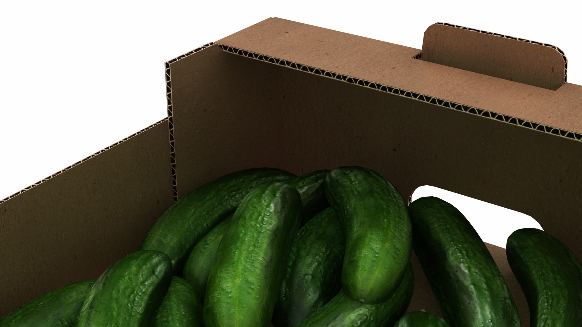 Fruit Cardboard Box Withs Model - TurboSquid 1542574