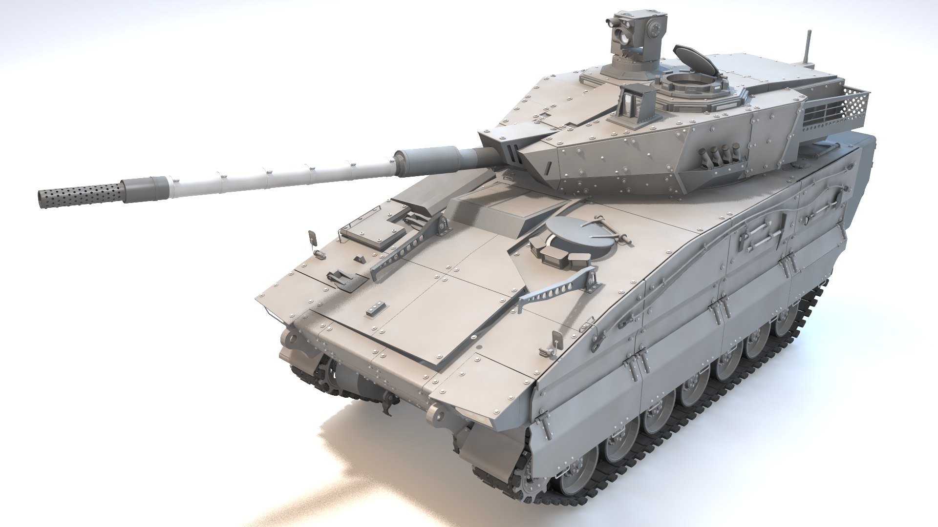 3D ASCOD Sabrah Light Tank Model - TurboSquid 2186942