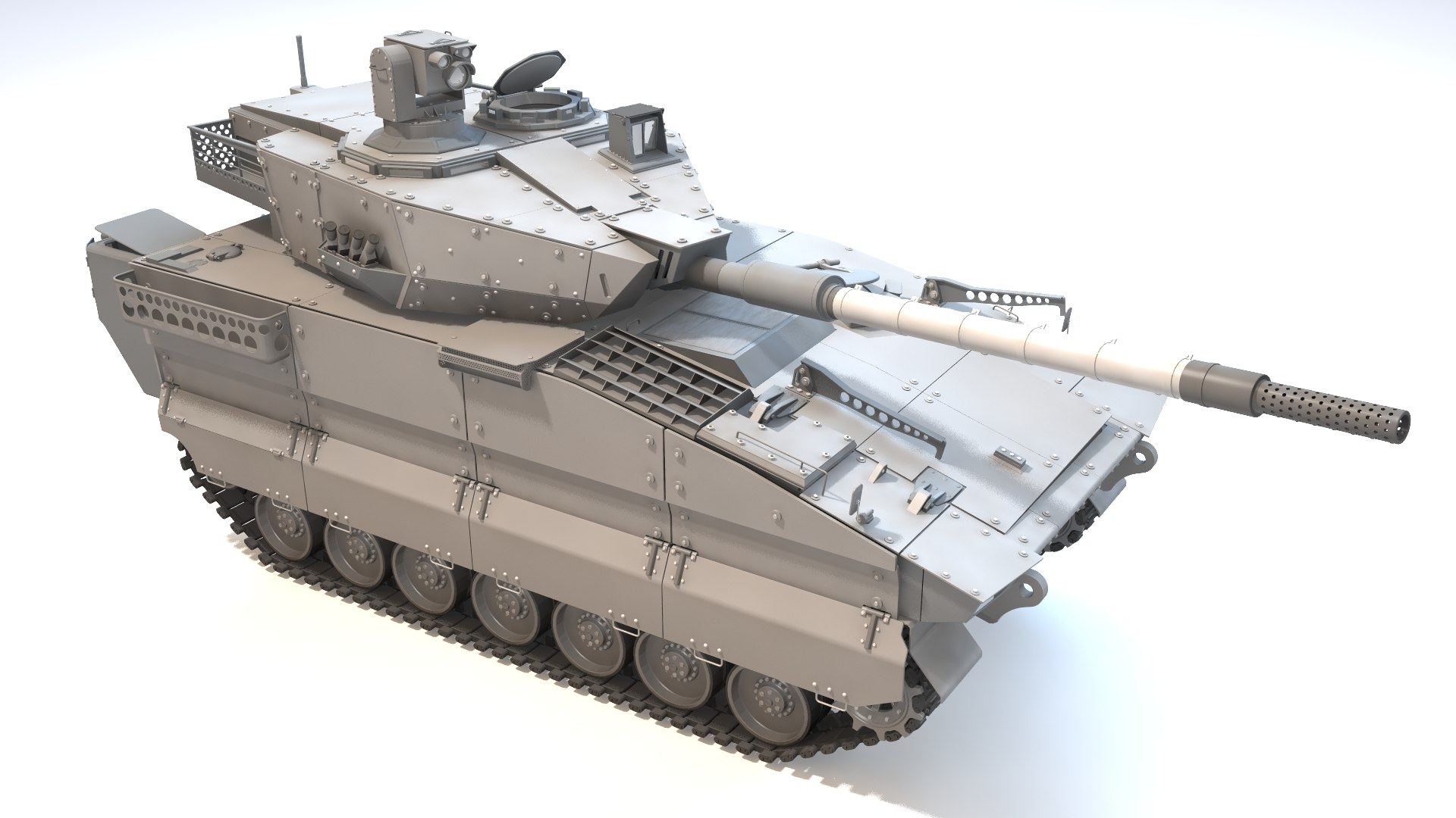 3D ASCOD Sabrah Light Tank Model - TurboSquid 2186942