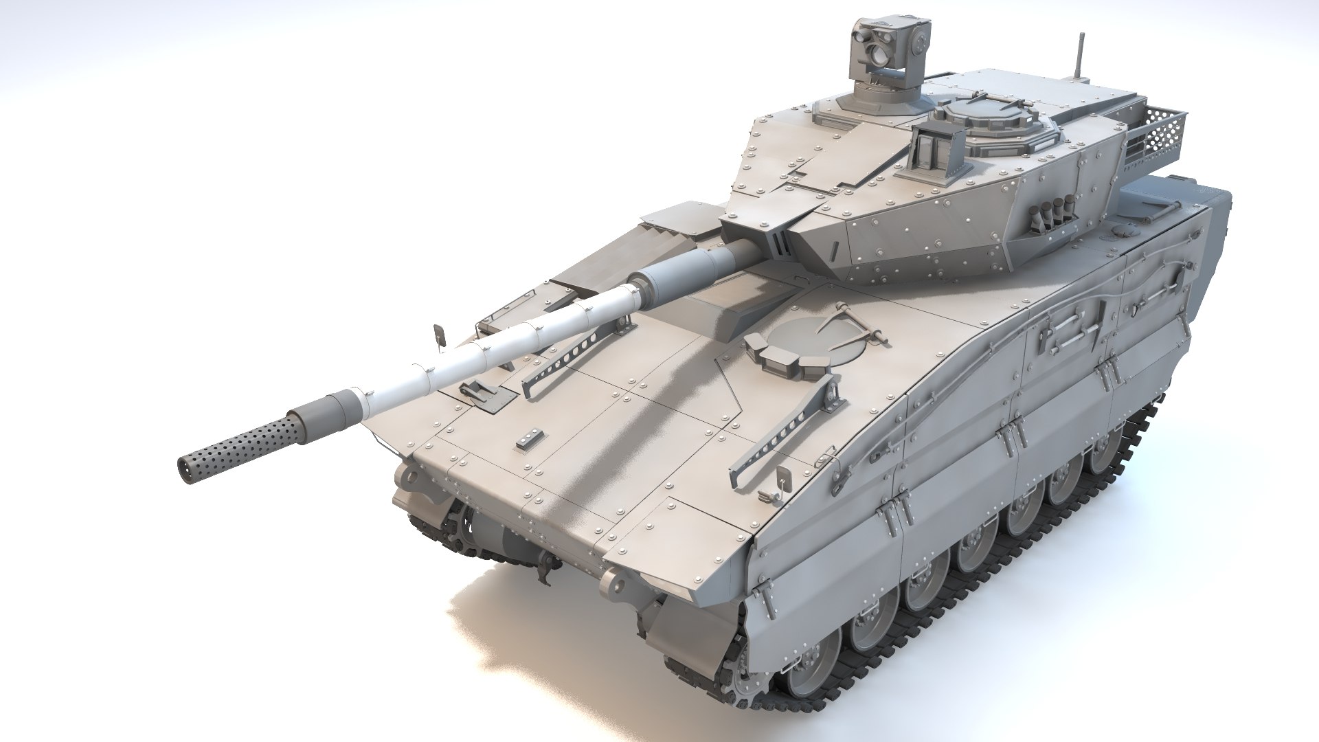 3D ASCOD Sabrah Light Tank Model - TurboSquid 2186942
