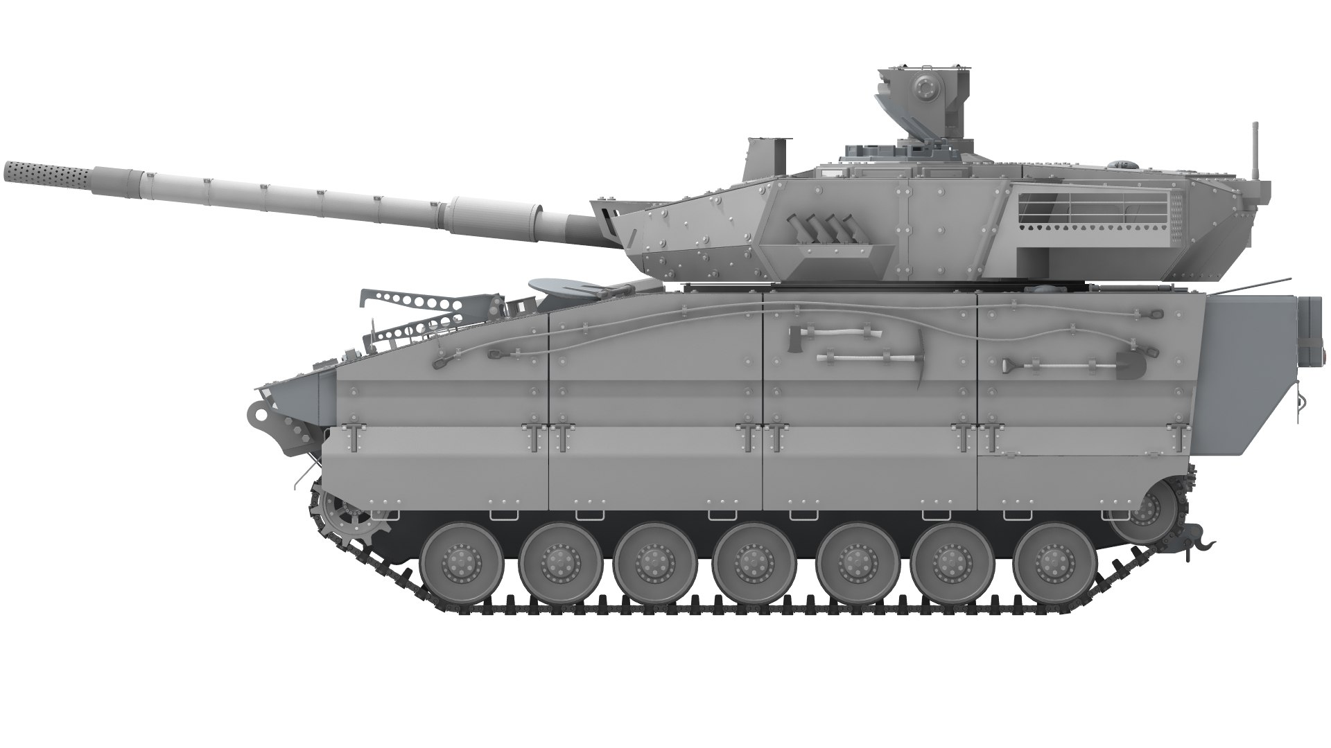 3D ASCOD Sabrah Light Tank Model - TurboSquid 2186942