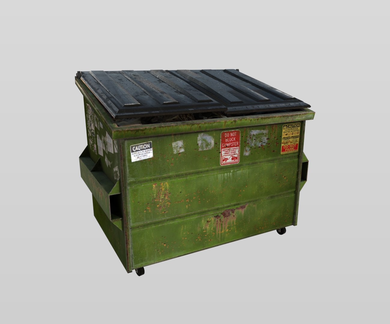 3D Realistic Dumpster - TurboSquid 1210990
