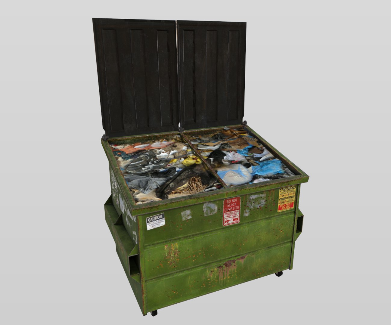 3D Realistic Dumpster - TurboSquid 1210990