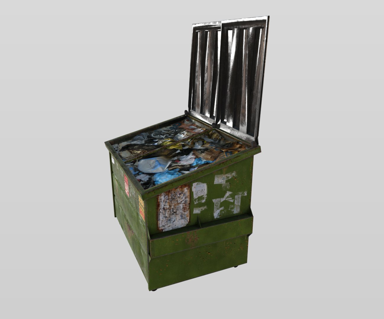 3D Realistic Dumpster - TurboSquid 1210990