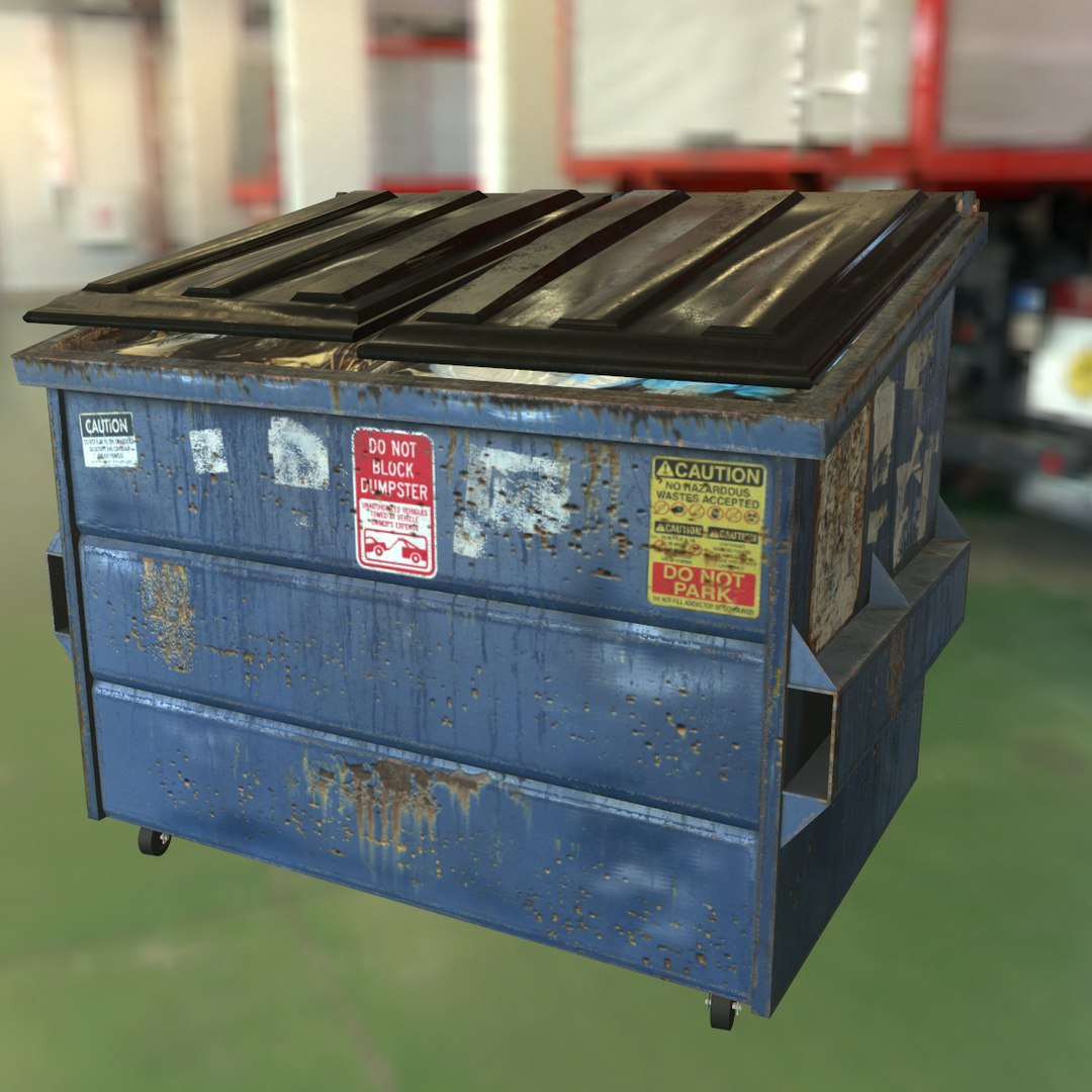 3D Realistic Dumpster - TurboSquid 1210990
