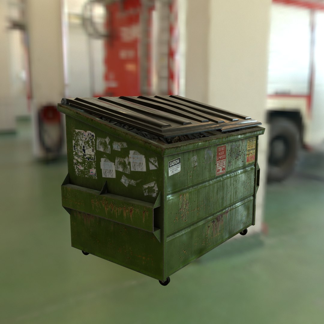 3D Realistic Dumpster - TurboSquid 1210990