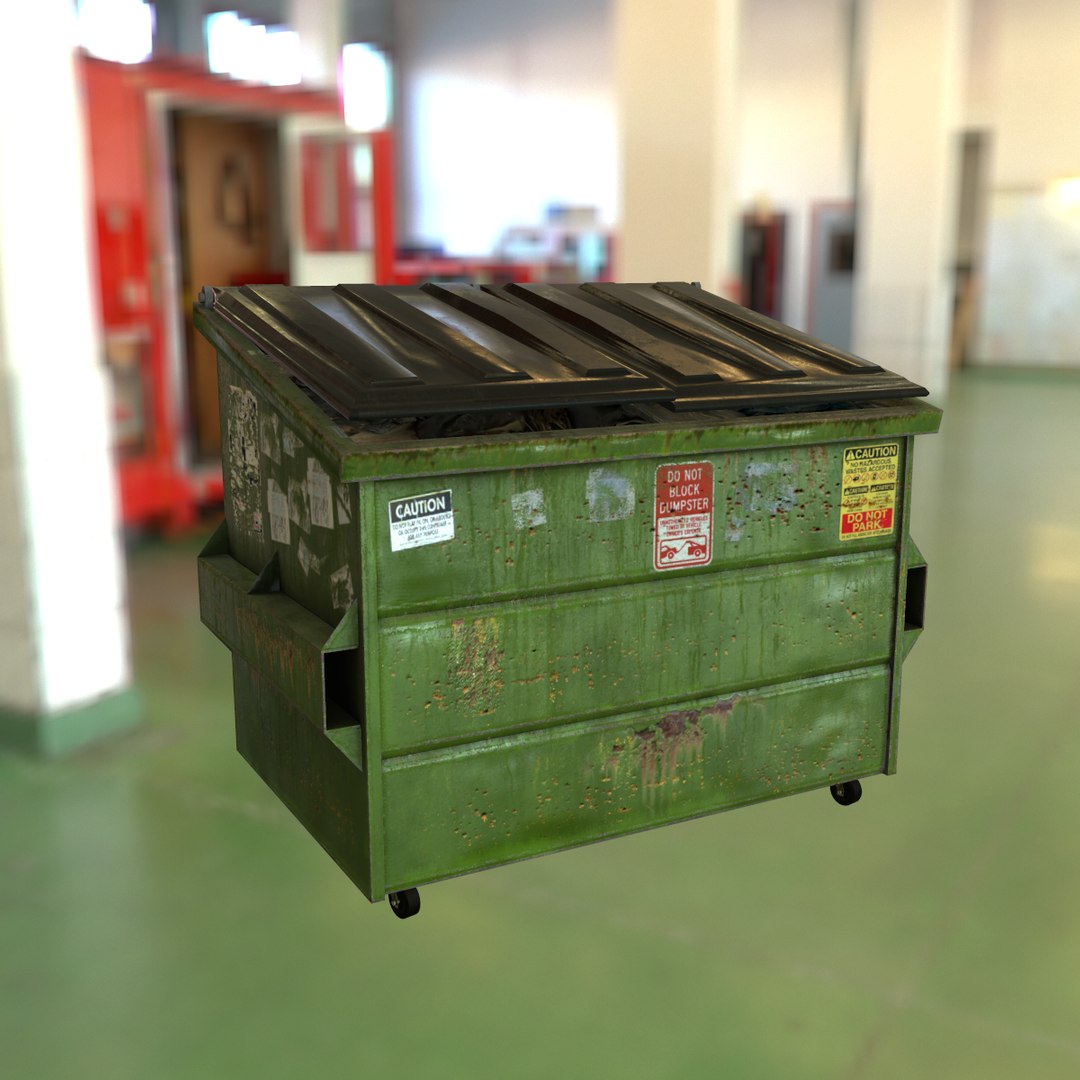 3D Realistic Dumpster - TurboSquid 1210990