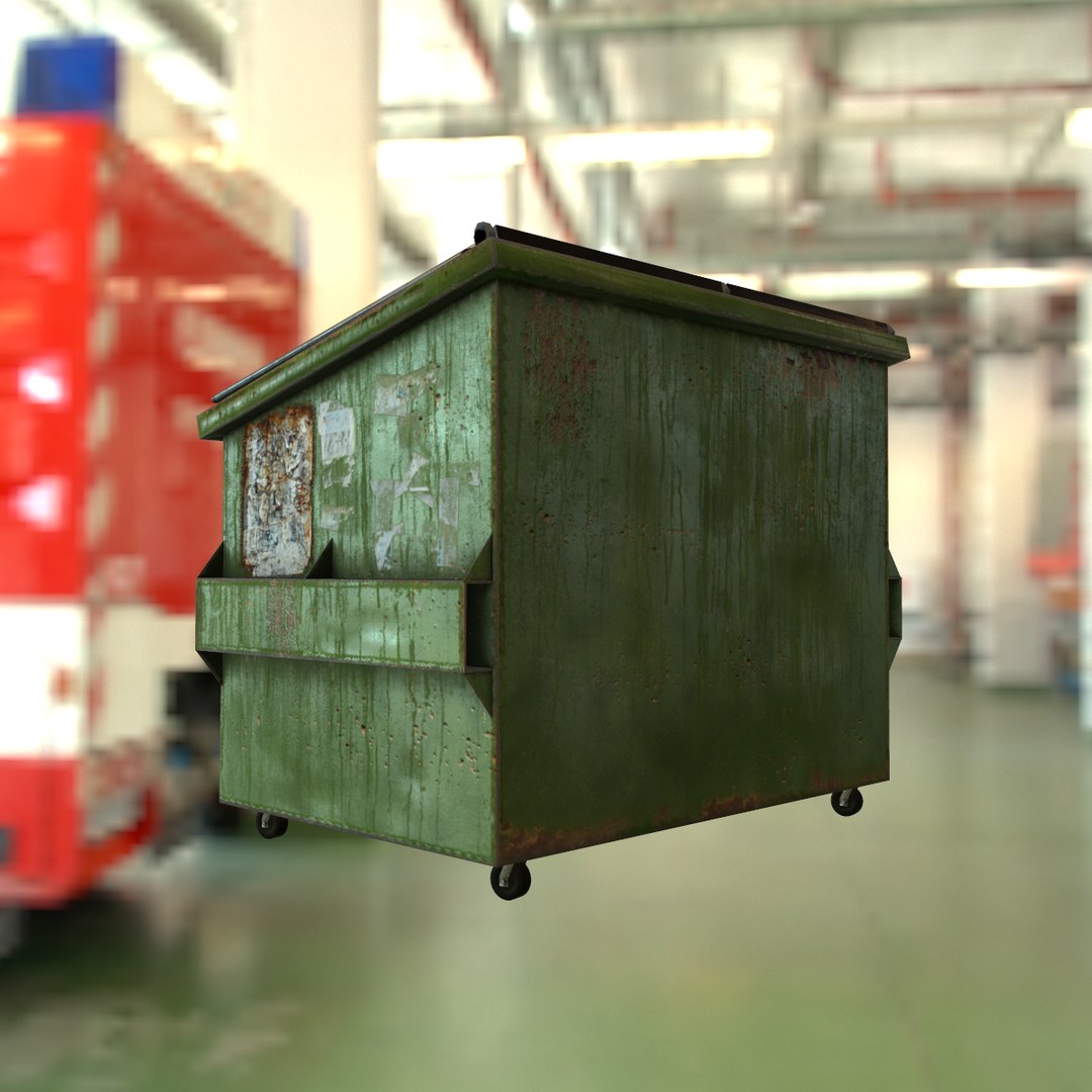 3D Realistic Dumpster - TurboSquid 1210990