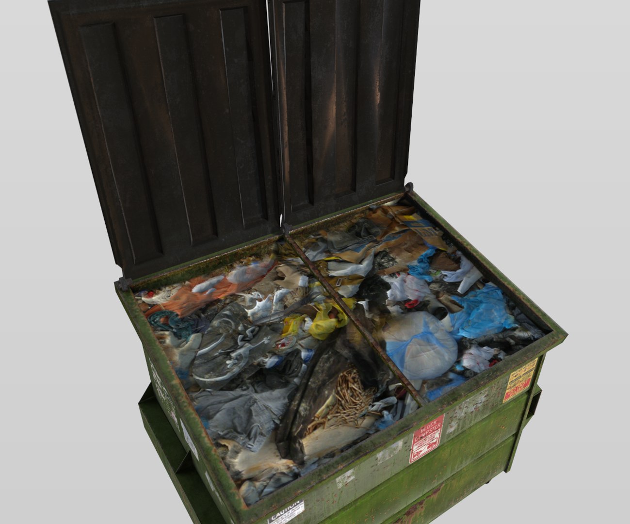3D Realistic Dumpster - TurboSquid 1210990