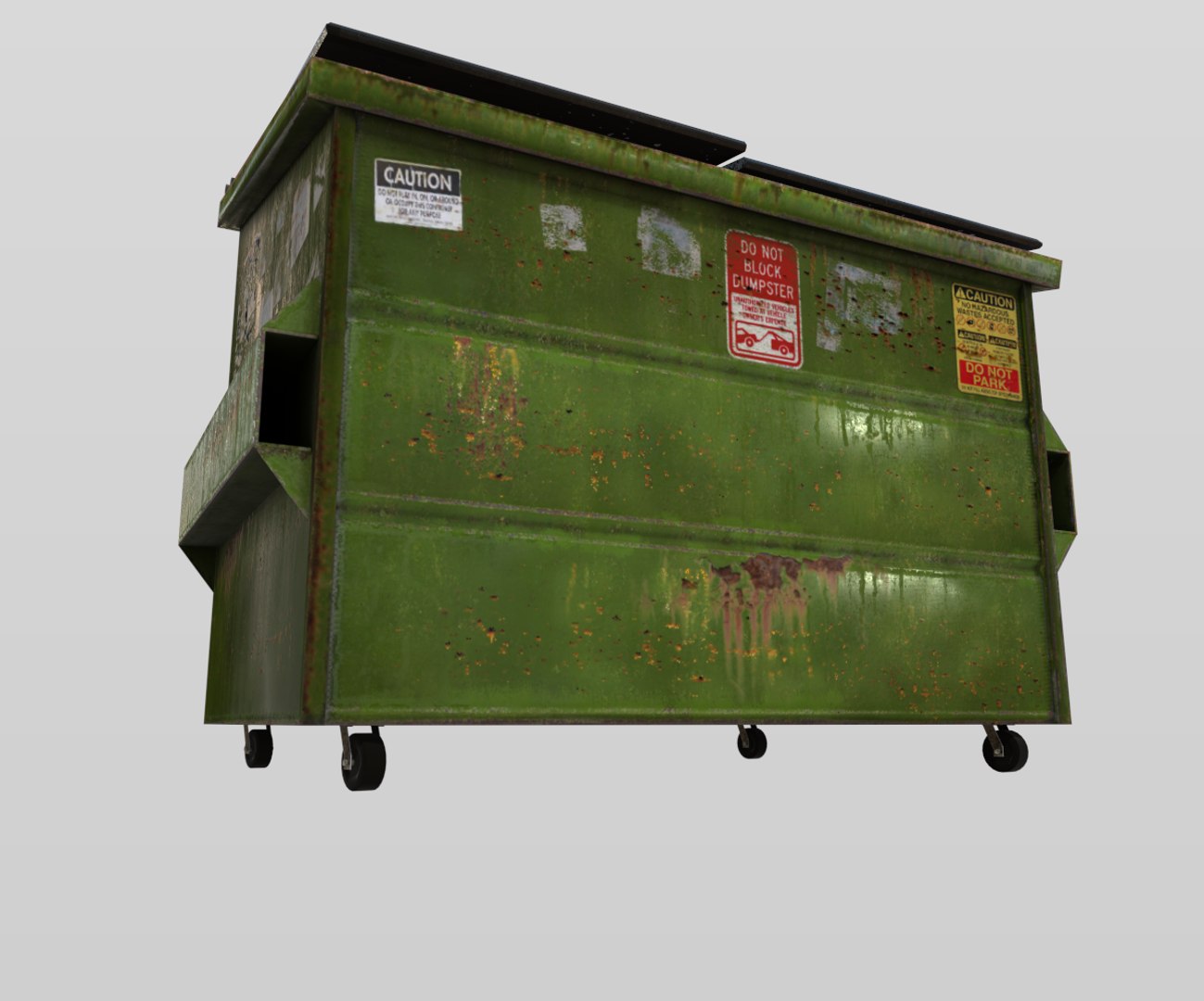 3D Realistic Dumpster - TurboSquid 1210990