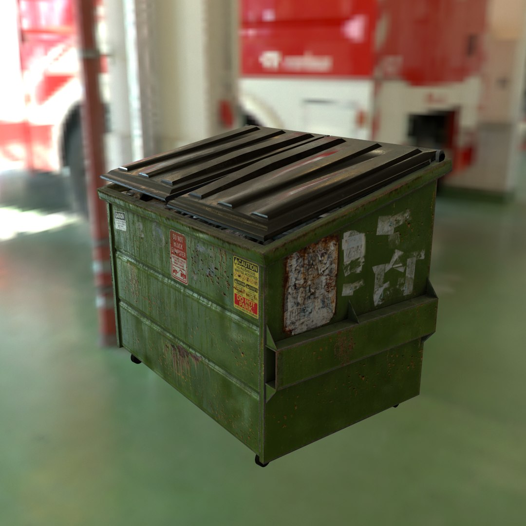 3D Realistic Dumpster - TurboSquid 1210990
