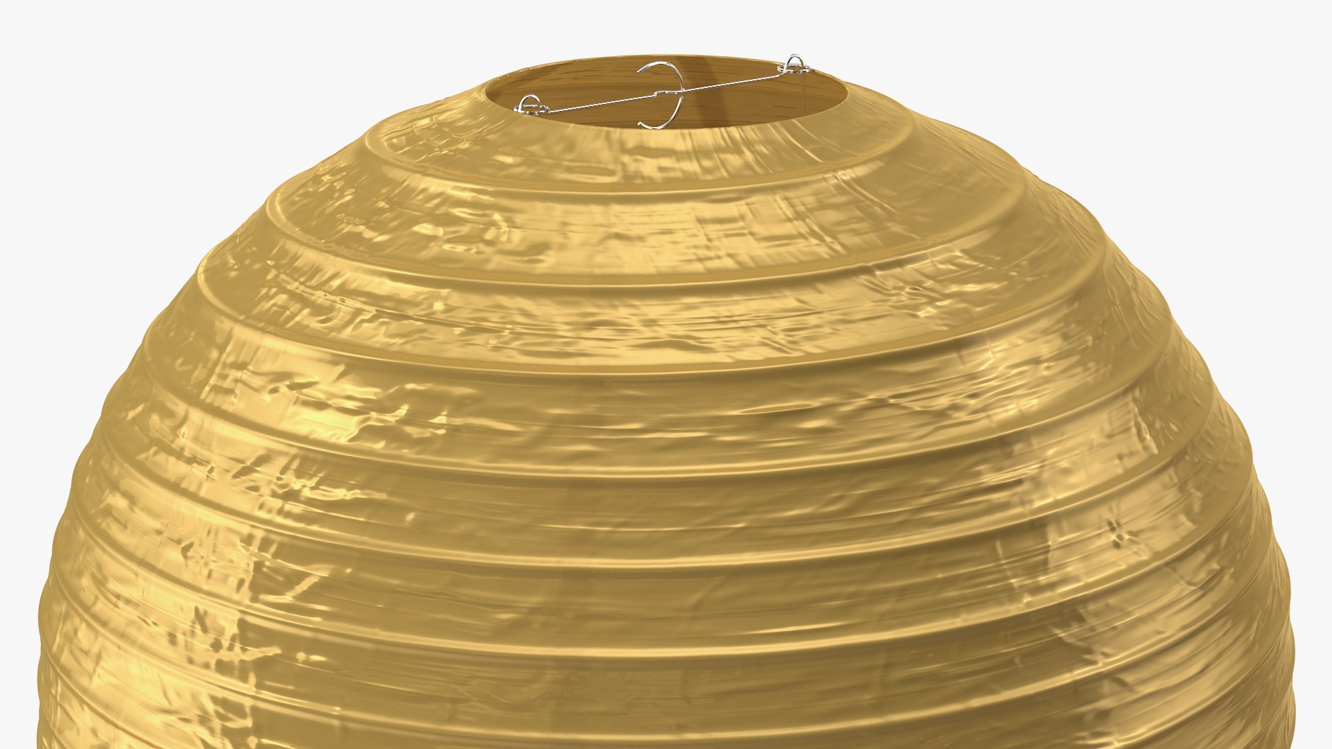 3D Round Paper Lantern Gold model - TurboSquid 1901499