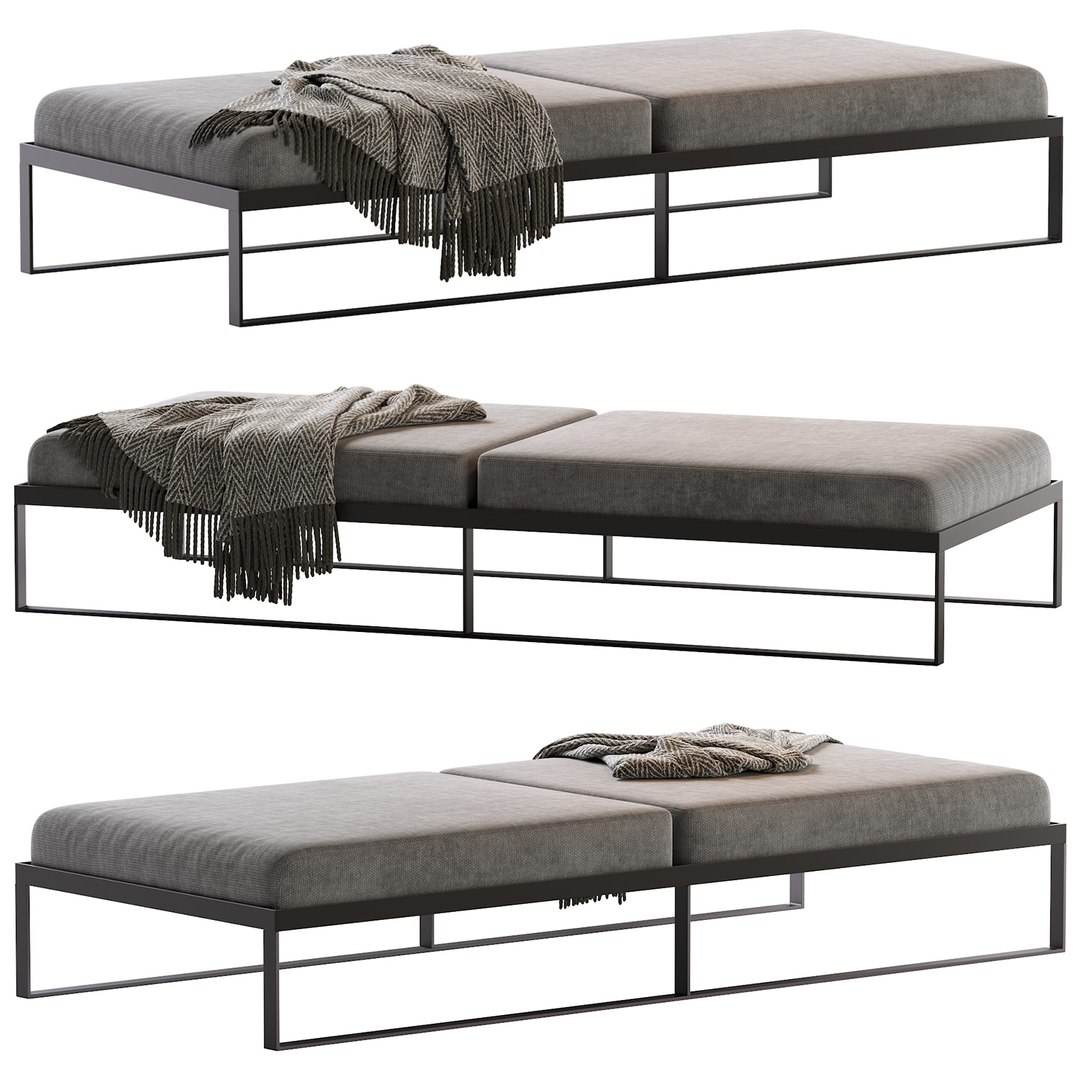 Garden Easy Daybed 3D - TurboSquid 1877429