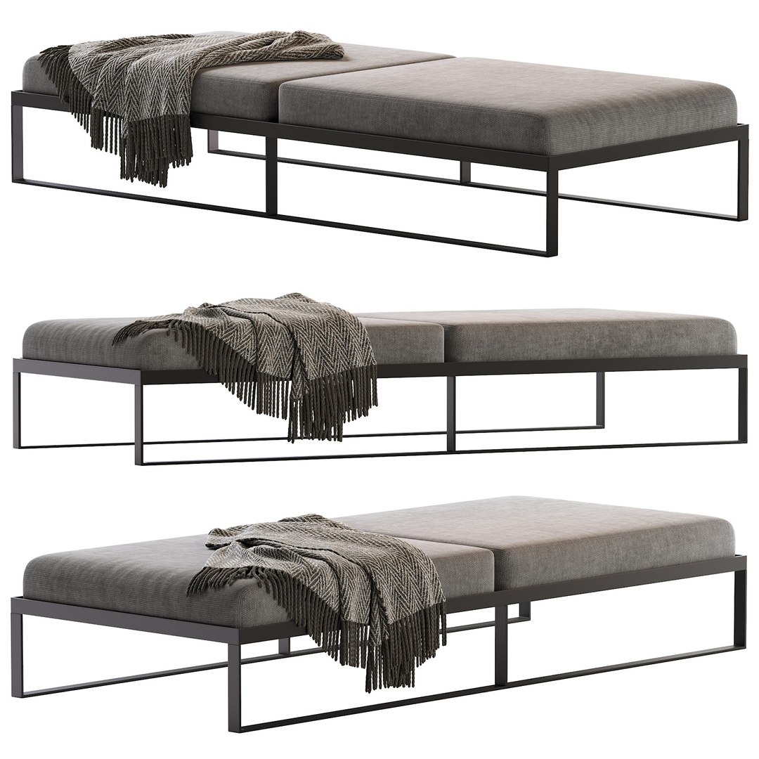 Garden Easy Daybed 3D - TurboSquid 1877429