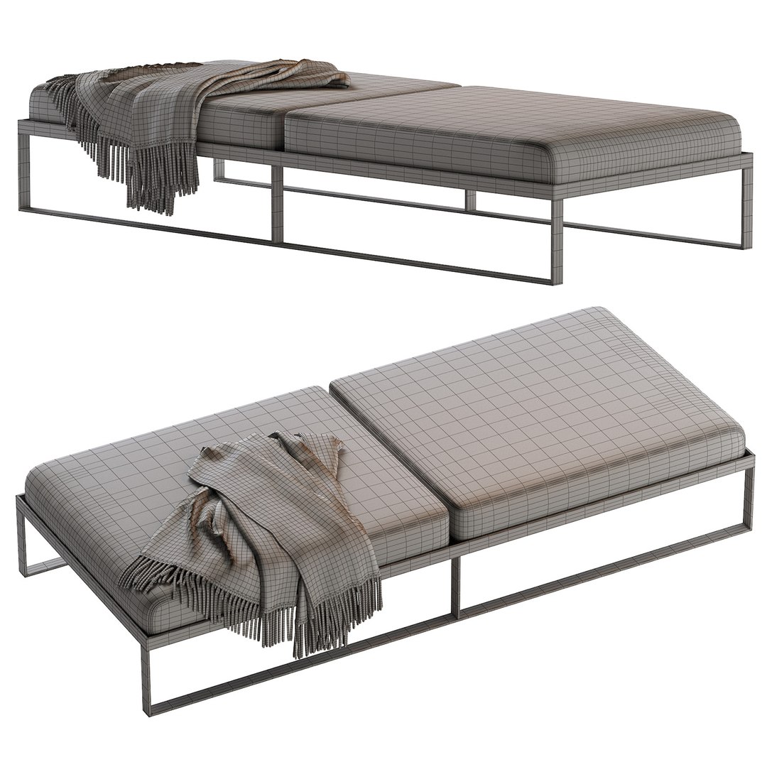 Garden Easy Daybed 3D - TurboSquid 1877429