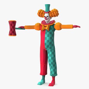 Low Poly Clown 3D Models for Download | TurboSquid