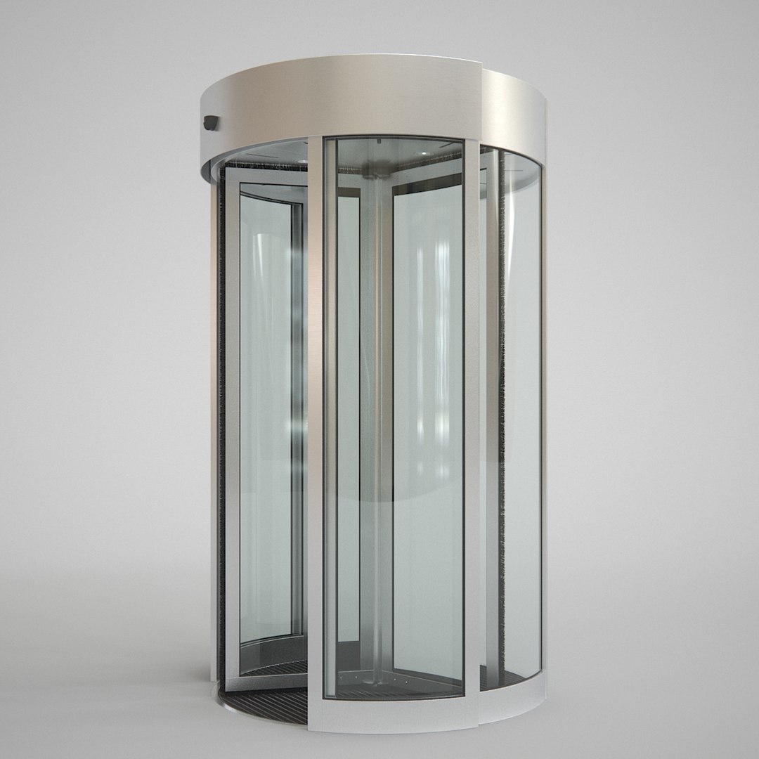 3d Model Revolving Door