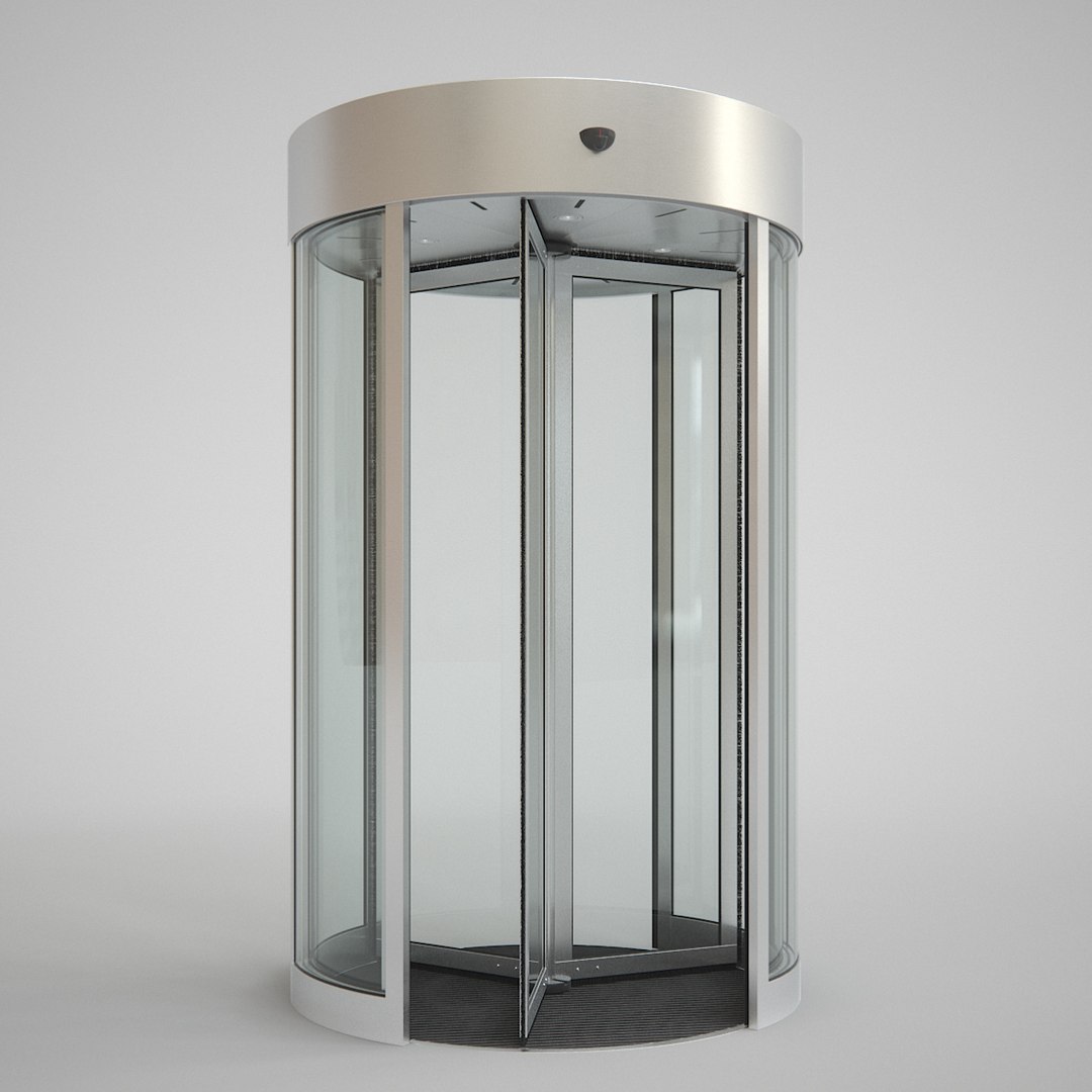 3d Model Revolving Door