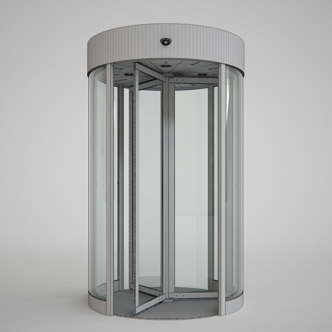 3d Model Revolving Door