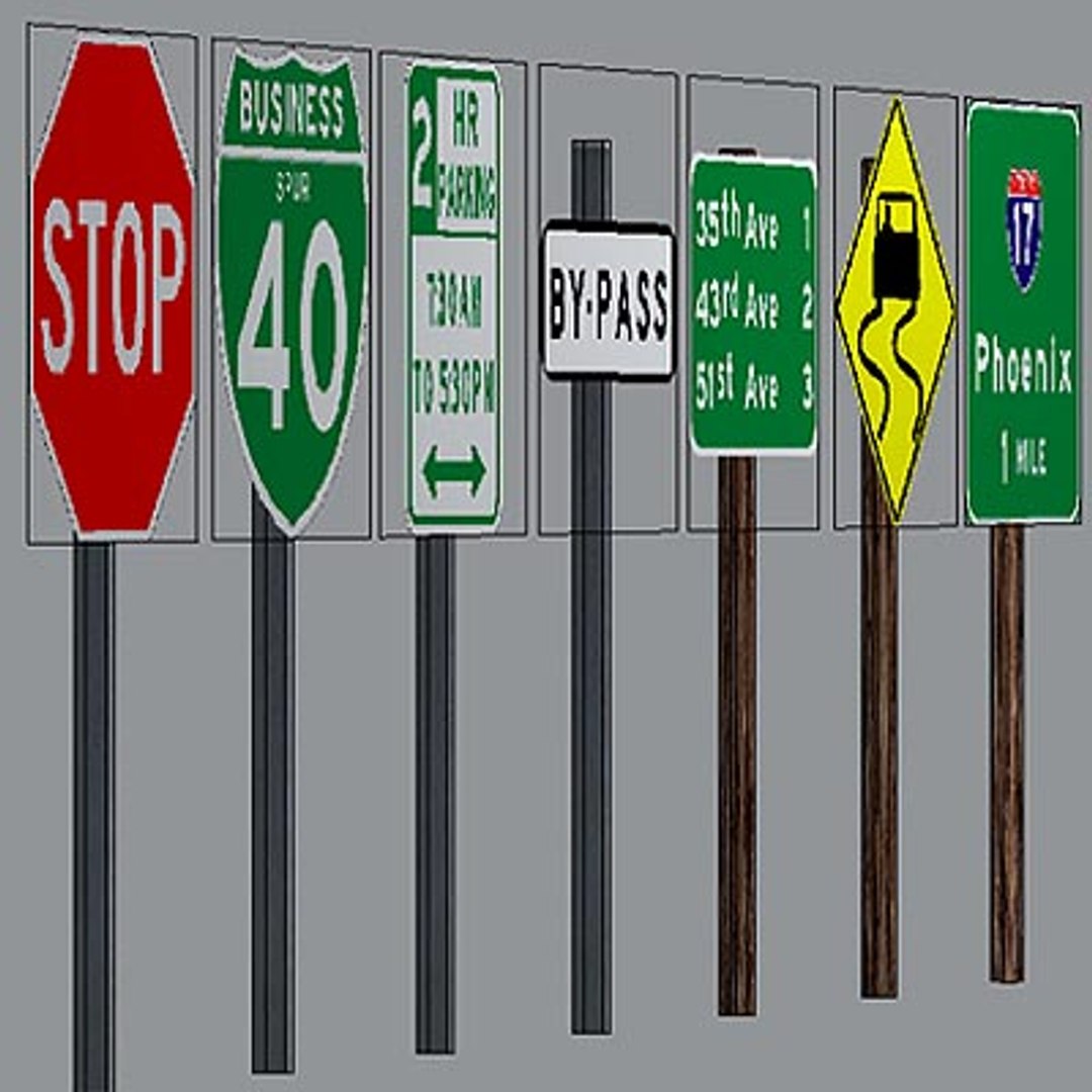 sign 3d model