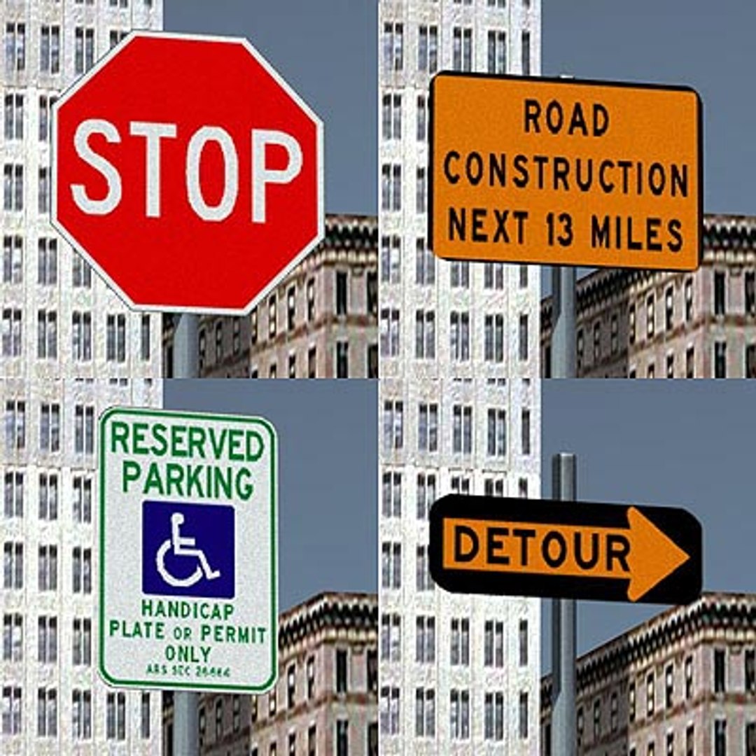 sign 3d model