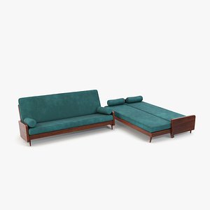 Futon 3D Models for Download | TurboSquid
