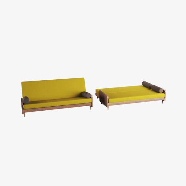 Futon 3D Models for Download | TurboSquid