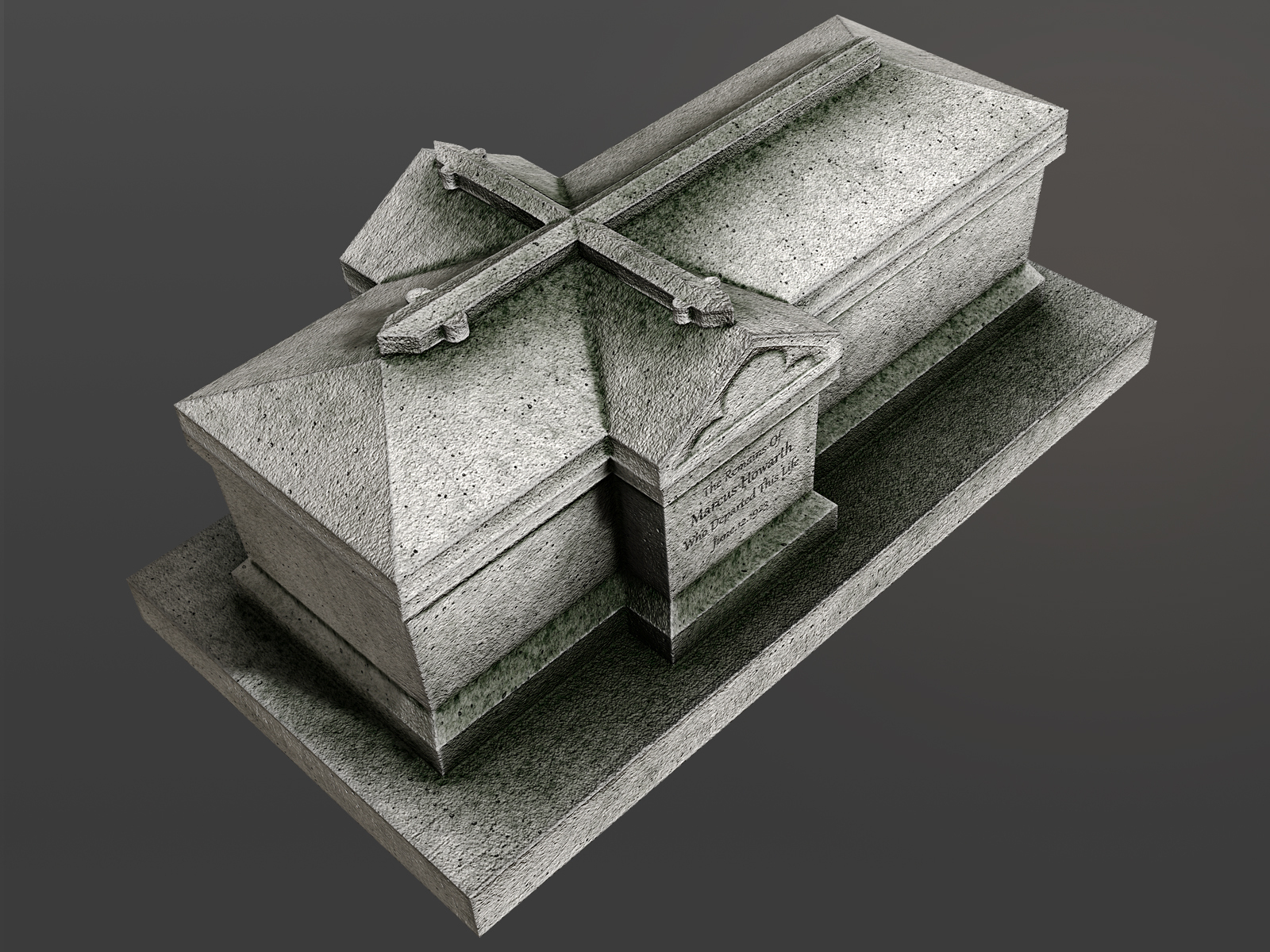 Chest tomb 3 3D model - TurboSquid 1673618