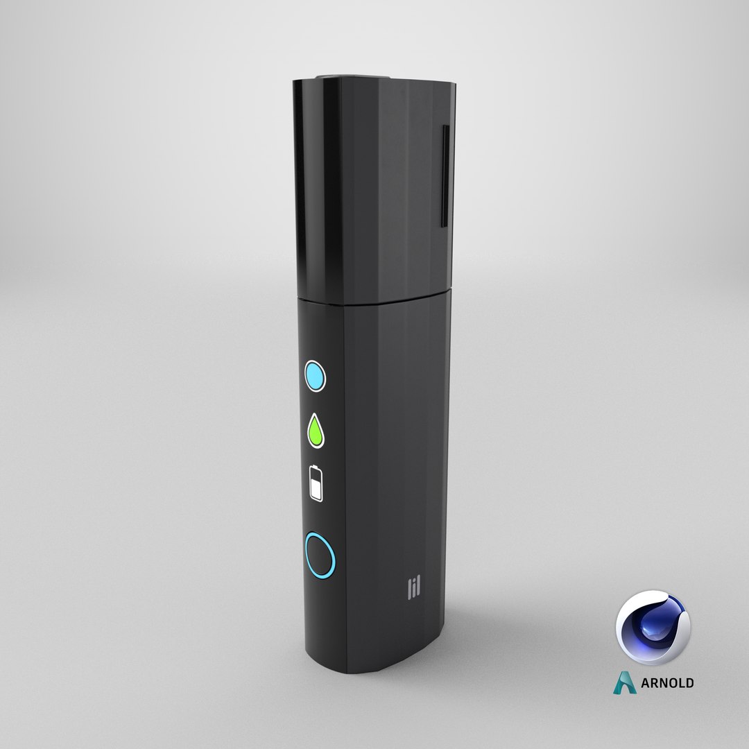 3D Iqos Lil HYBRID - Black - TurboSquid 2286254
