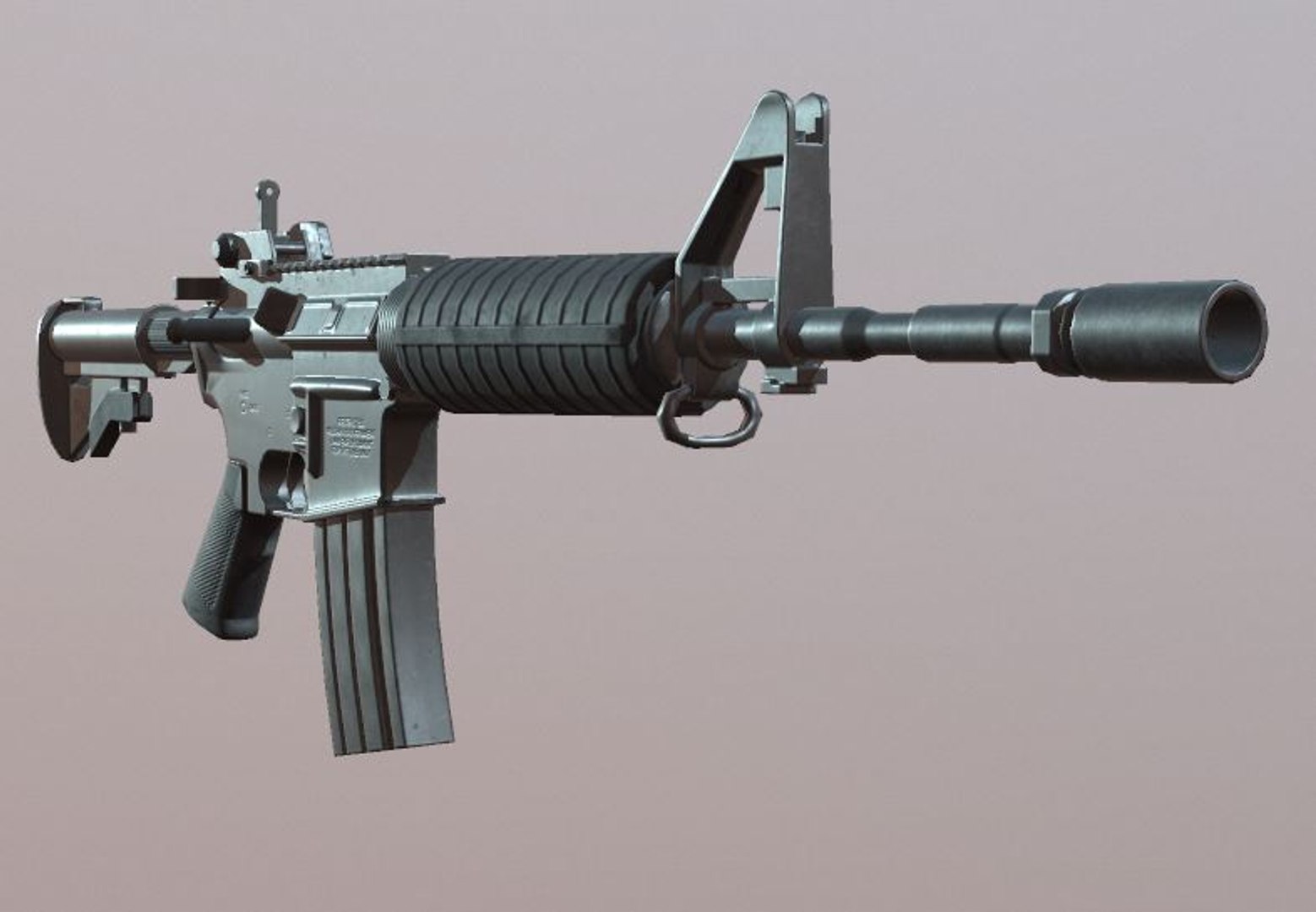 3D Ready M4a1 Model - TurboSquid 1338489