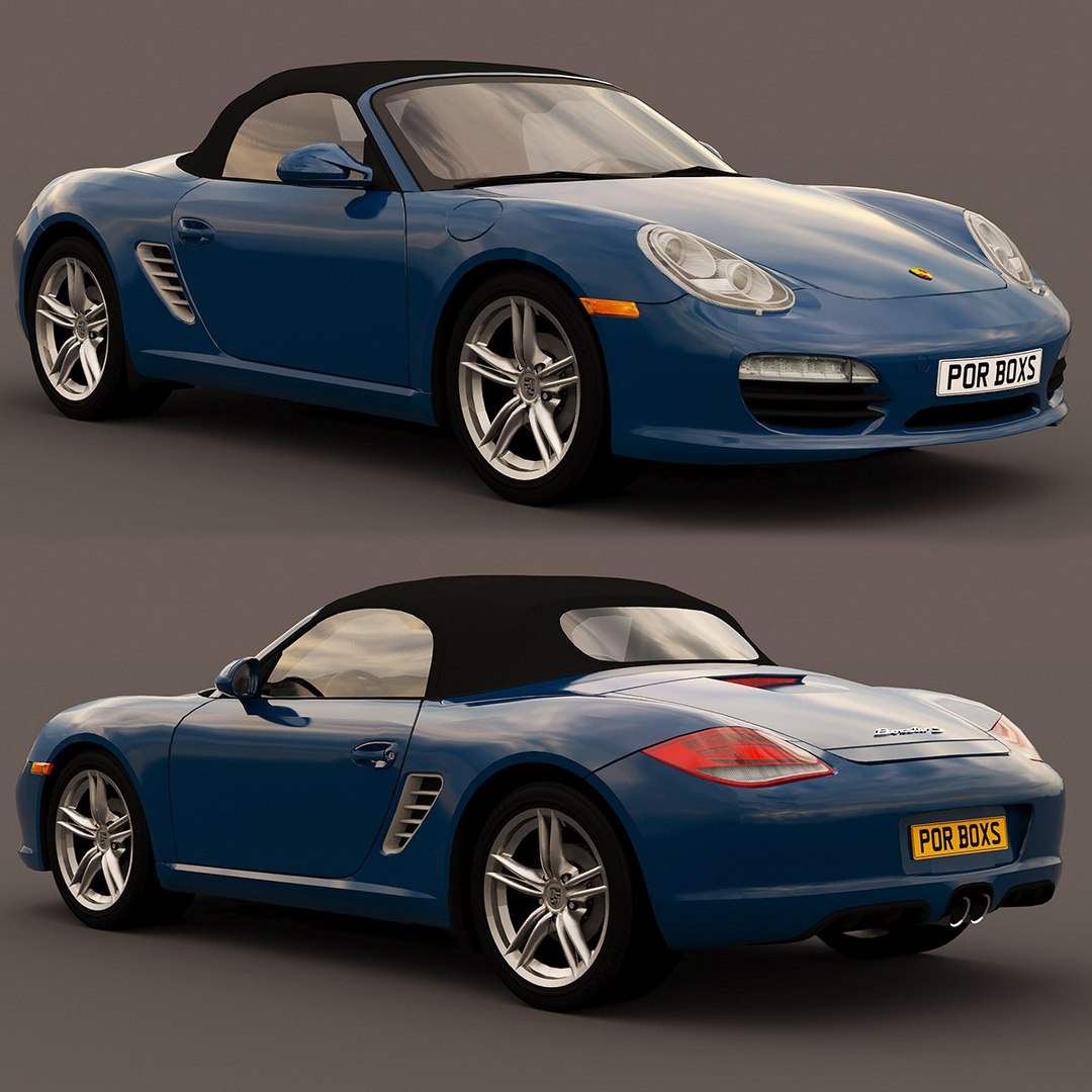 Porsche Boxster S 2010 Model - TurboSquid 2292352