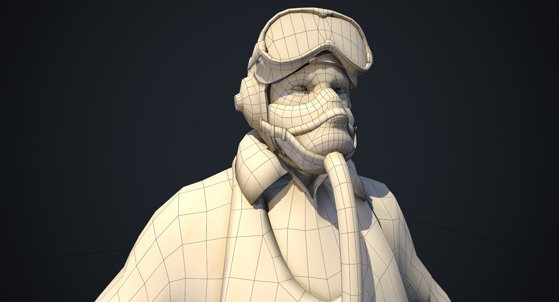 World War Pilot Rigged 3D Model - TurboSquid 1230485
