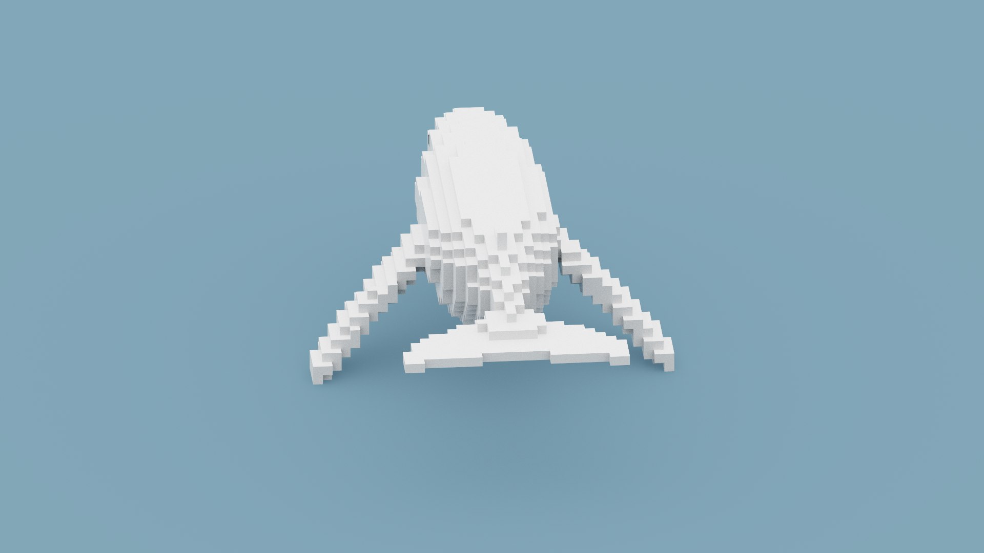 Voxel White Whale 3D - TurboSquid 1953245