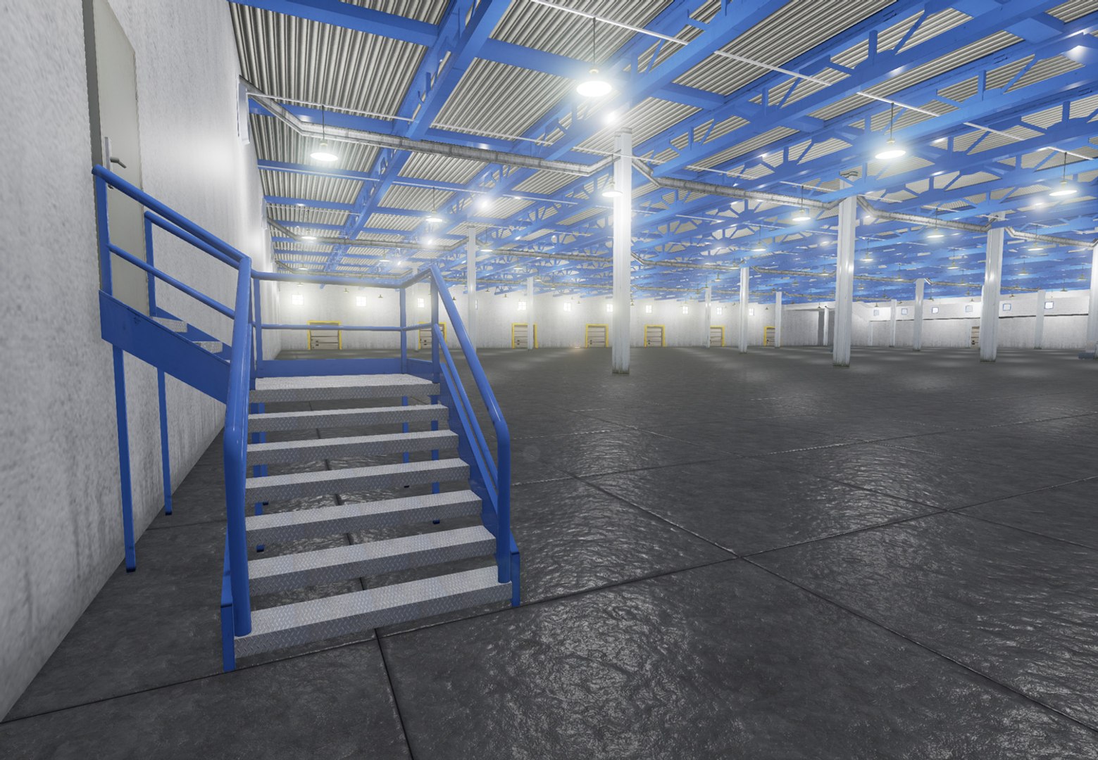 3d warehouse security camera