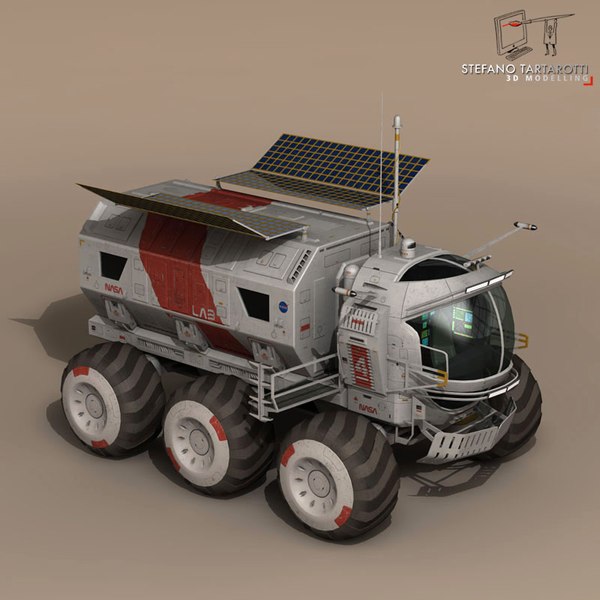3d lunar vehicle model