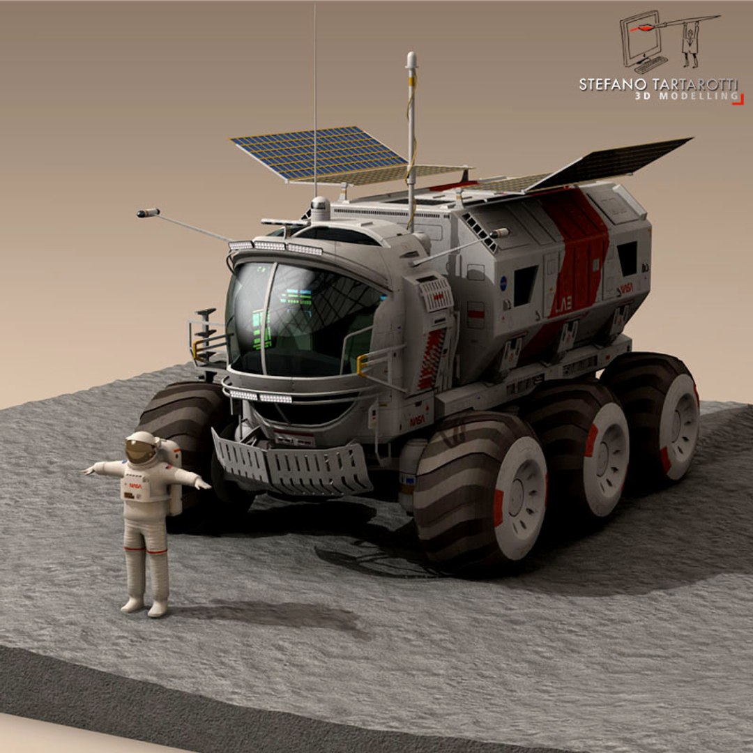 3d Lunar Vehicle Model
