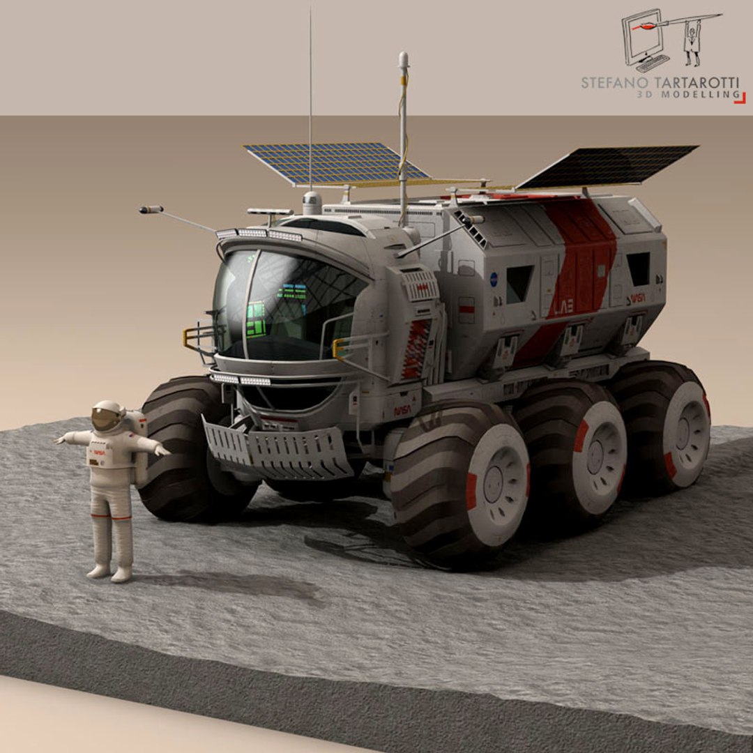 3d Lunar Vehicle Model