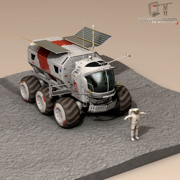 3d lunar vehicle model