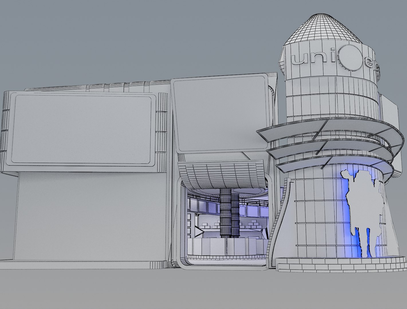 3D Fair Tent Exhibition - TurboSquid 1639524