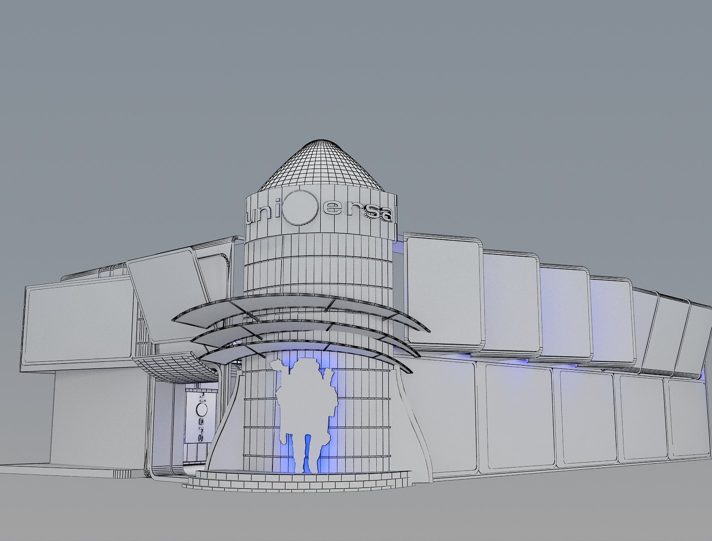 3D Fair Tent Exhibition - TurboSquid 1639524