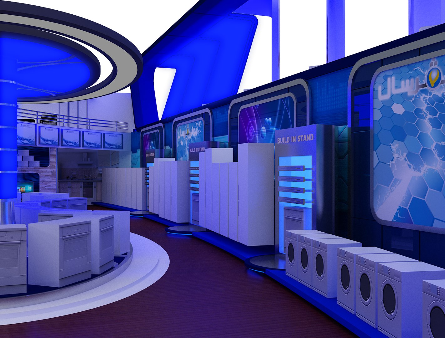 3D Fair Tent Exhibition - TurboSquid 1639524